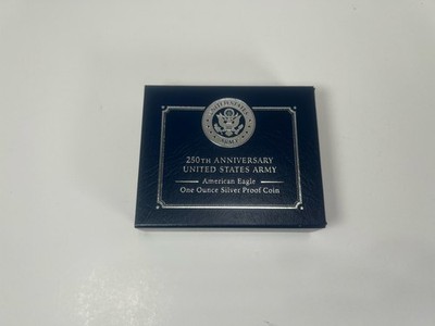 250th Anniversary United States Army American Eagle One Ounce Silver ...