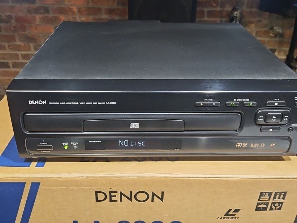 **SEE VIDEO** Denon LA-2300 Laserdisc Player With Remote | eBay