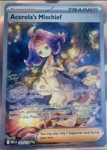 Acerola’s Mischief Pokémon Mega Evolution 183/132 SIR ENGLISH | eBay