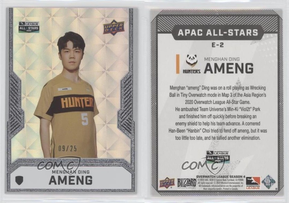 2023 Overwatch League Season 4 2020 APAC All-Stars Tick Tack 9/25 Ameng ...