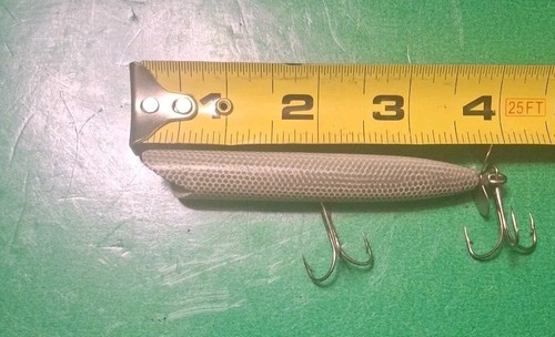 Vintage Woods Mfg. Poppa Doodle Gray Shad No Eyes lure | eBay