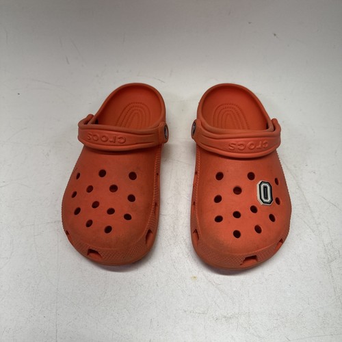Crocs Classic Junior Size 5 Tangerine Orange Unisex Clog Sandal Shoe | eBay