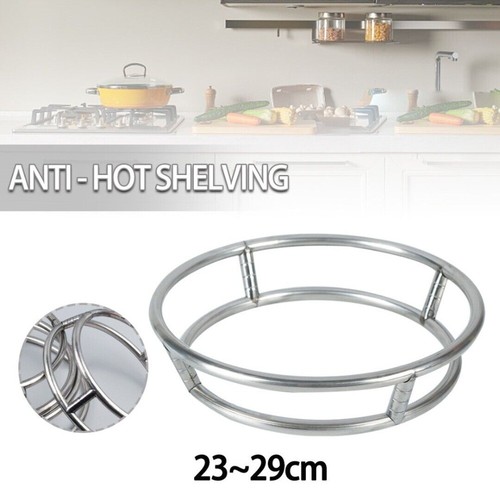 Rotundity Pot Storage Rack Stainless Steel Anti Scald Rack Kitchen | eBay