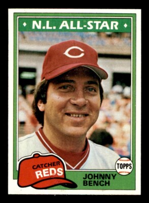 1981 Topps Baseball #600 Johnny Bench NM/MT or Better *d2 | eBay