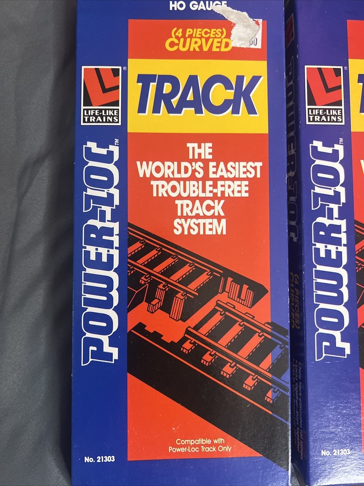 HO Gauge Power-Loc Curved Track (4 Pieces) - Life-Like #21303 (2) | eBay