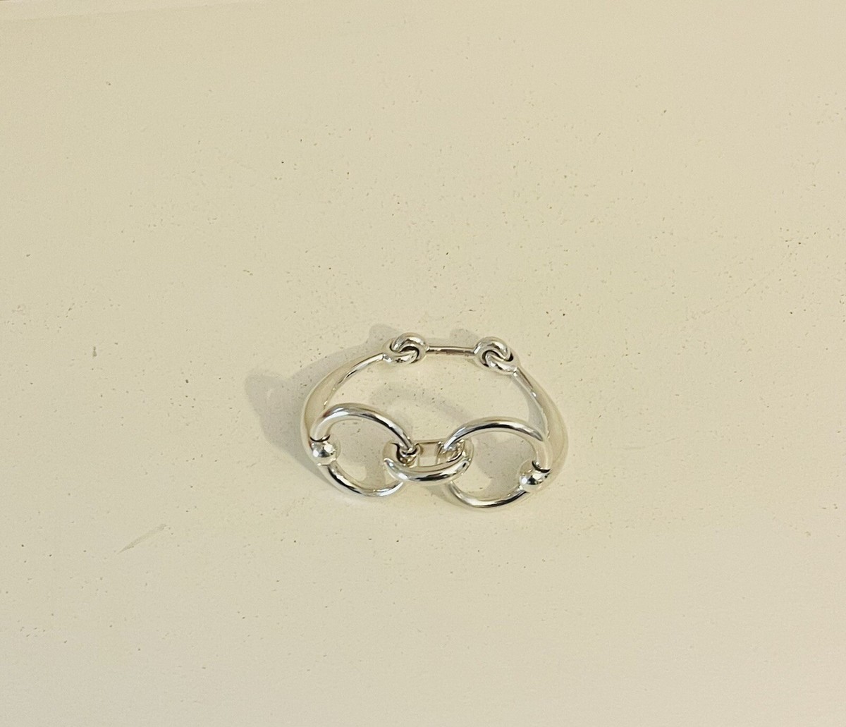 Authentic HERMES France Filet de Selle Sterling Silver Authentic HERMES France Filet de Selle Sterling Silver
