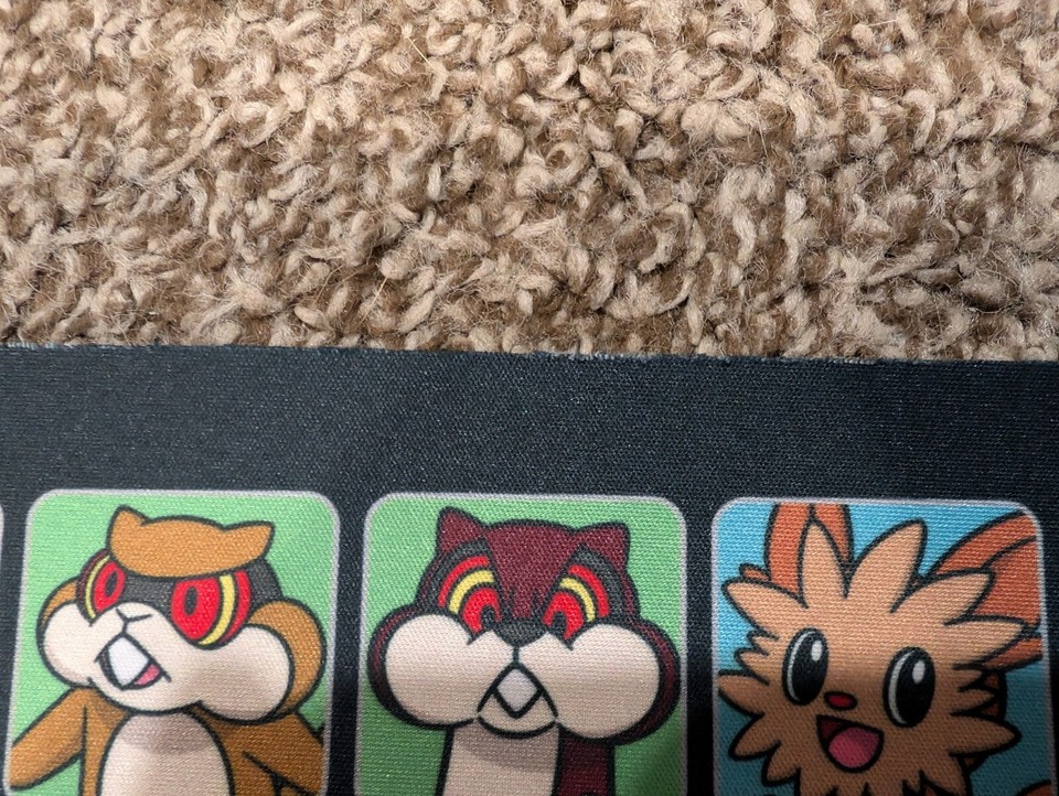 Official Pokémon Generation 5 Unova Black Playmat New /Professor ...