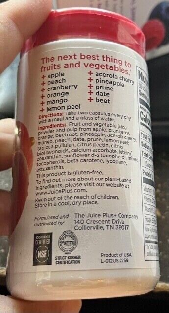 Juice Plus+ 4-Pack: OMEGA, FRUIT, VEGETABLE & BERRY (4 Bottles/480 Caps ...