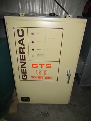 150 AMP GENERAC GTS ATS AUTOMATIC TRANSFER SWITCH 250 V 1 PH 2 POLE ...