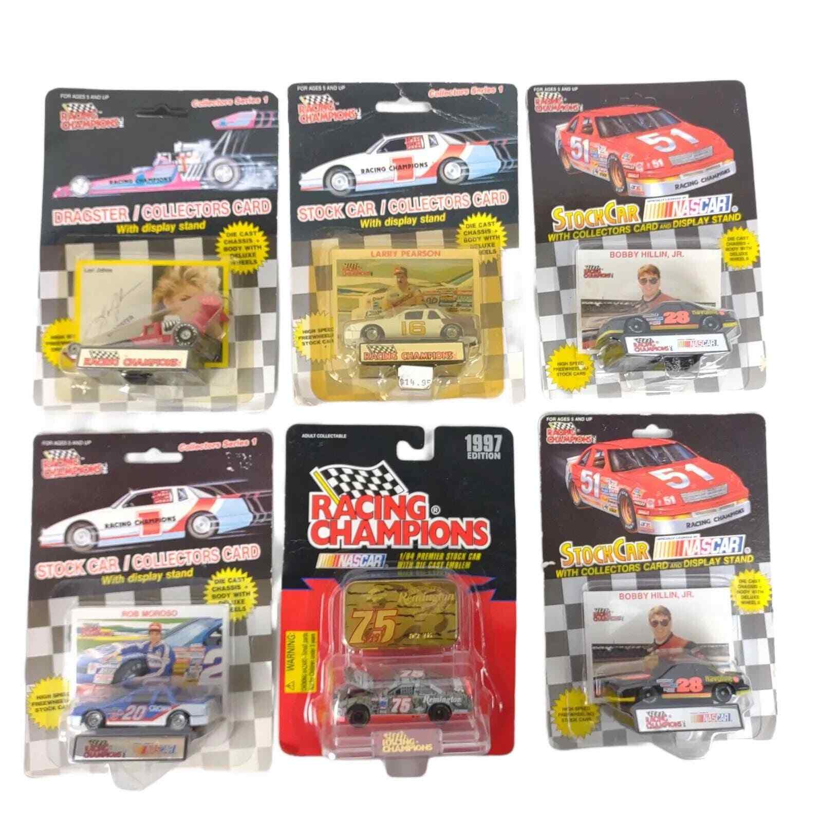 Vintage Set of 6 Racing Champions NASCAR Die Cast Race Stock Cars ...