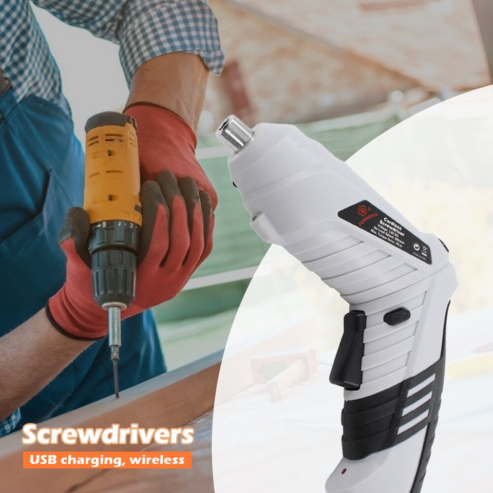 3.6V Cordless Electric Screwdriver Combination Twist Drill Rechargeable ...