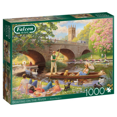 Falcon 11348 Daniel Rodgers Bootfahren auf dem Fluss 1000 Teile Puzzle ...