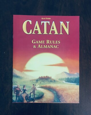 Catan (Game Rules and Almanac Book Manual) Official Extra/Replacement ...