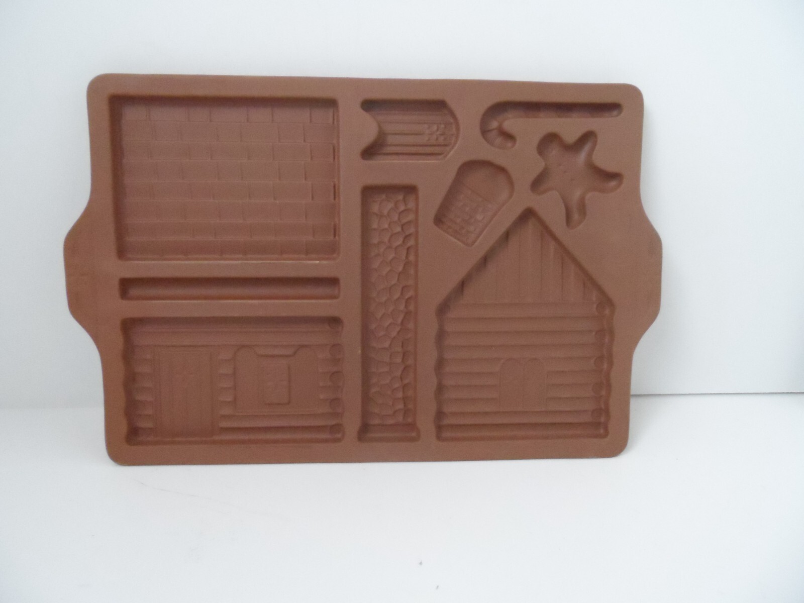 Longaberger Gingerbread House Cookie Mold Country Cabin Pottery 1996 ...