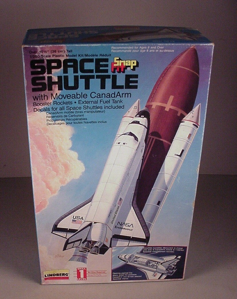 Vintage Space Shuttle Model Kit
