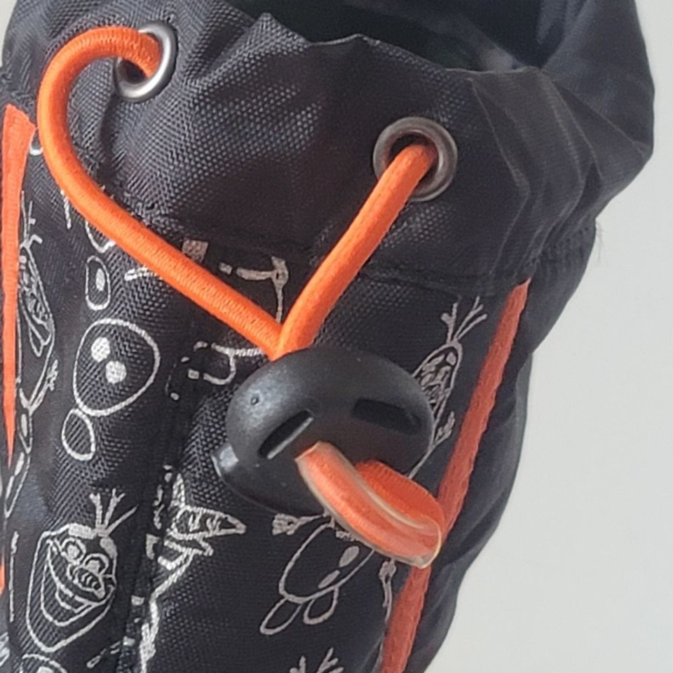 SOREL & DISNEY Frozen 2 Olaf Waterproof Black Snow Boots Kids Size 2 | eBay