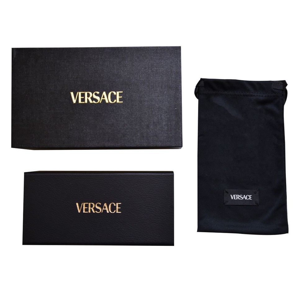 Versace VE4475 548587 Sunglasses Pink/Dark Grey Lenses Shield Wrap ...