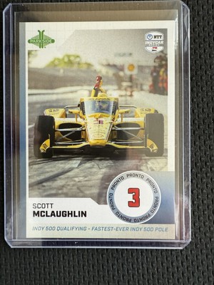 2024 PARKSIDE INDYCAR PRONTO #37 SCOTT MCLAUGHLIN FASTEST EVER POLE | eBay
