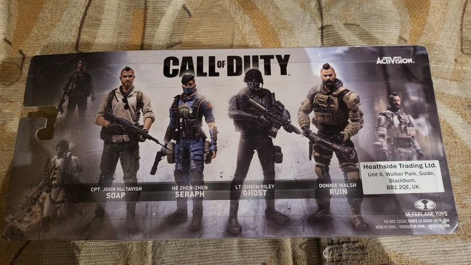 MCFARLANE CALL OF DUTY CAPTAIN JOHN MACTAVISH SOAP Action Figure New ...