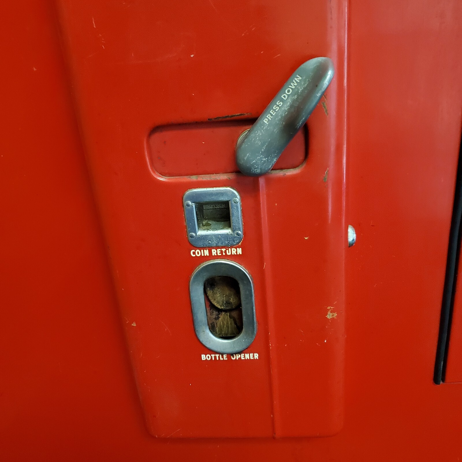 Coca Cola Vending Machine 1954 Original Paint Works Great 10 Cent ...