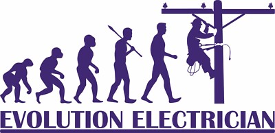 Lineman Electrician Evolution Power Pole Car Truck Window Vinyl Decal ...