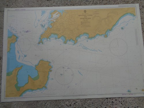 CARTE MARINE / Qingdao Gang and approaches China - Yellow sea 1987 | eBay