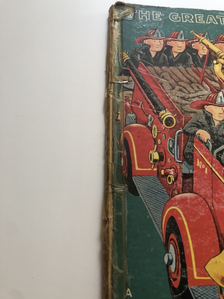The Great Big Fire Engine A Big Golden Book Simon And Schuster Vintage ...