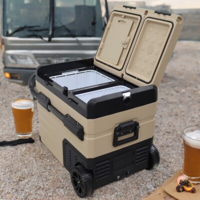 Dual Zone 12/24V Portable Small Refrigerator 45L Freezer for Home Car ...