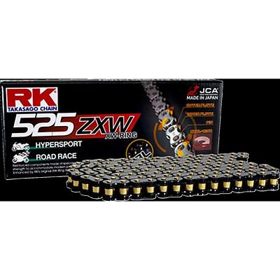 RK Excel 525 ZXW - Drive Chain - 120 Links - Black Scale BL525ZXW-120 ...