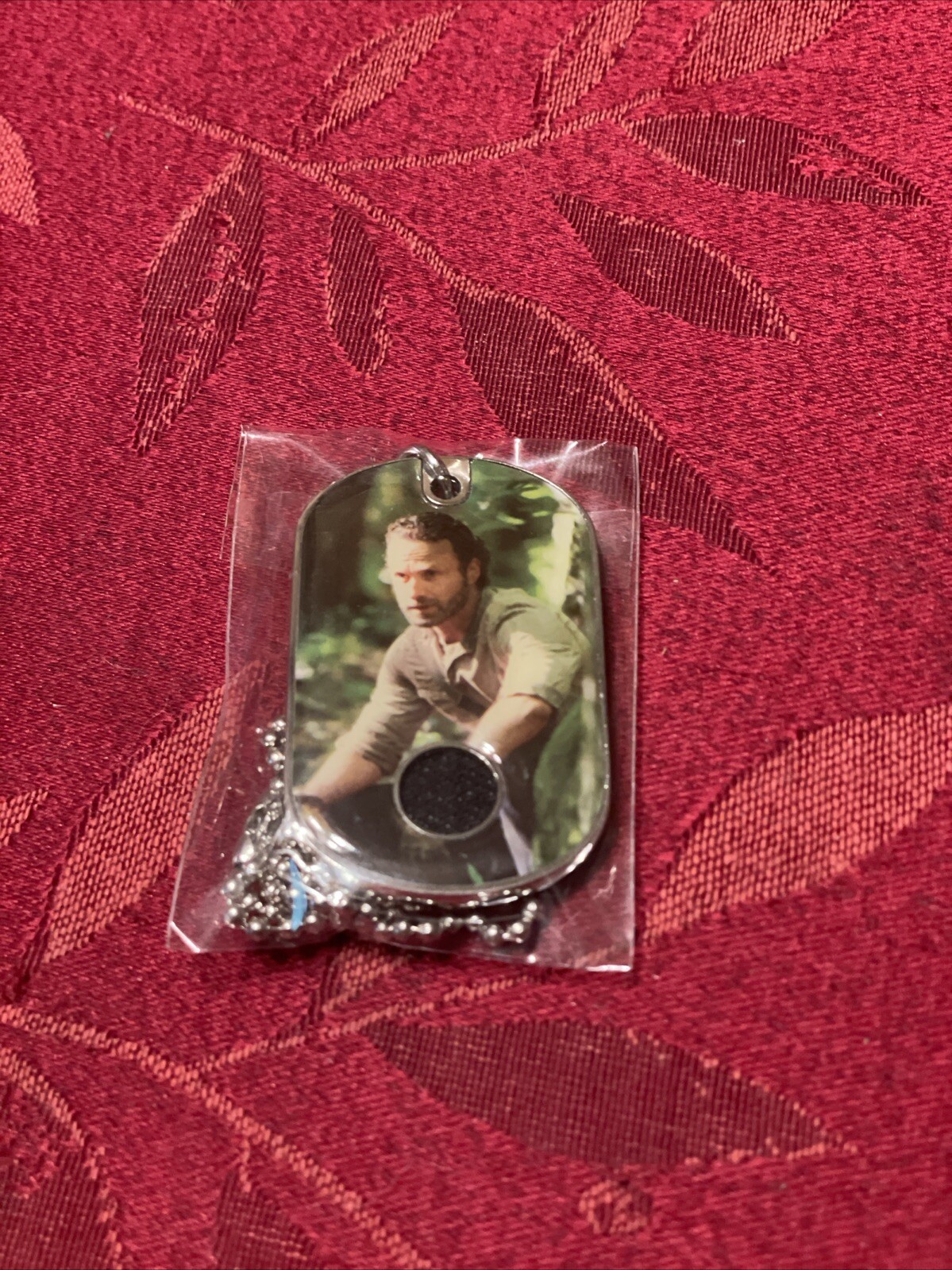 The Walking Dead RICK GRIMES Costume Relic Dog Tag C1 of 17 Season 4 ...