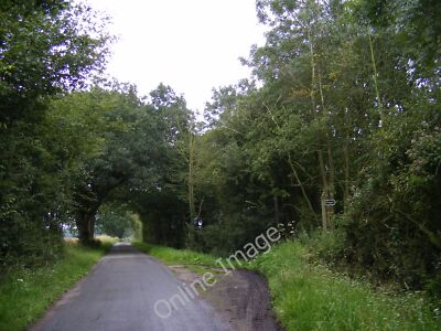 Photo 6x4 Moat Road & the footpath to Harrow Lane Theberton Theberton ...