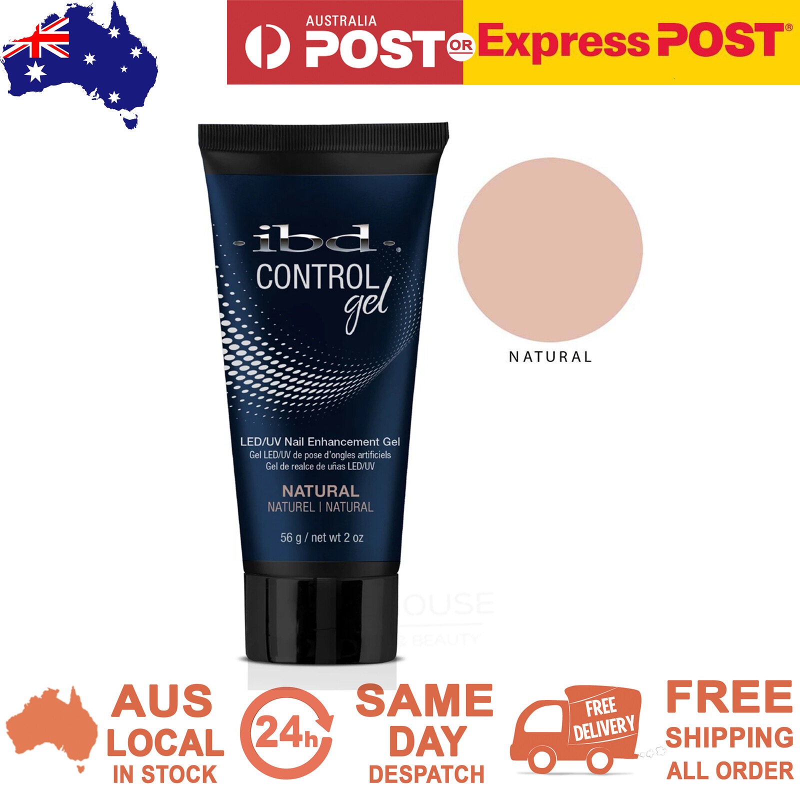 IBD Control Gel LED / UV Nail Enhancement Natural 56g | eBay