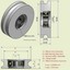 Delrin Acetal Pulley Wheel with U-groove Guiding Rail Choose Diameter ...