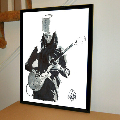 Buckethead Guitar Metal Hard Rock Music Poster Print Wall Art 18x24 | eBay