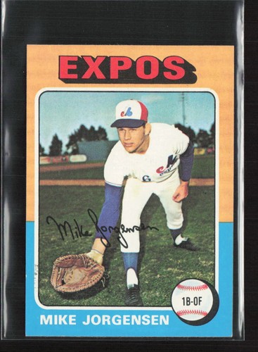 1975 Topps #286 Mike Jorgensen Excellent | eBay