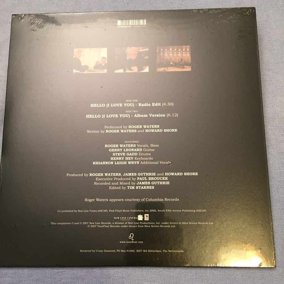 Pink Floyd Roger Waters "Hello I love you" multi colored vinyl few ...