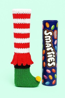 Knitting Pattern Elf Design Elves Christmas Chocolate tubes bags ...