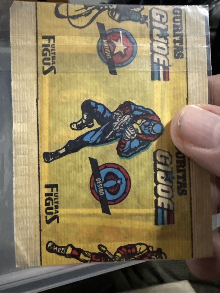 GI JOE Argentina 1986 Stickers PACK Unopened HASBRO, Inc. ULTRA FIGUS ...