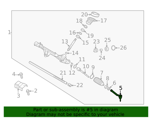 Genuine Kia Outer Tie Rod 56820-L1000 for sale online | eBay