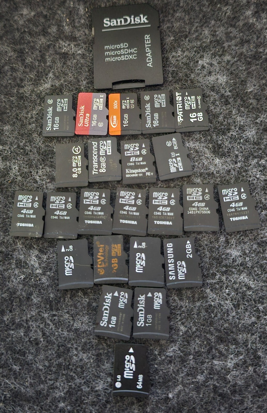 Micro SD Card Lot (23) Various Sizes/Brands | eBay