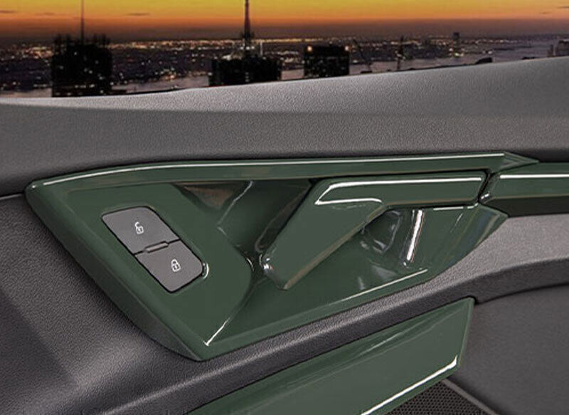 For Audi A3 S3 RS3 2022-2024 Dark Green Inner Door Handle Bowl Frame ...