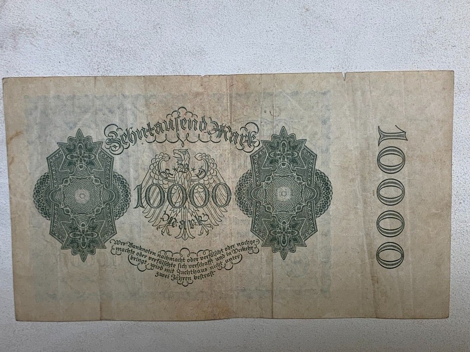 German 10000 Mark 1922 Deutschland Reichsbanknote Reichsmark Vampire | eBay
