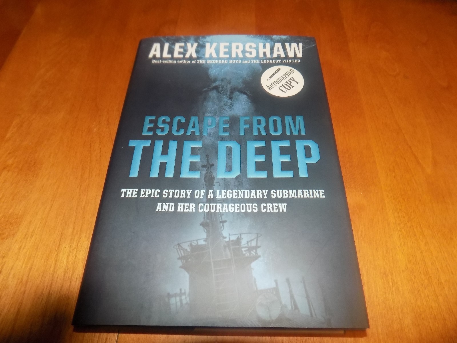 ESCAPE FROM THE DEEP AUTOGRAPHED COPY Author SIGNED USS Tang WWII Sub ...