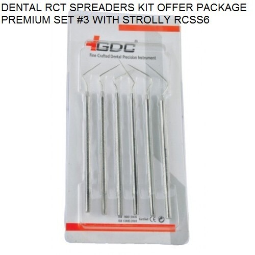 DENTAL RCT SPREADERS KIT OFFER PACKAGE PREMIUM SET #3 WITH STROLLY ...