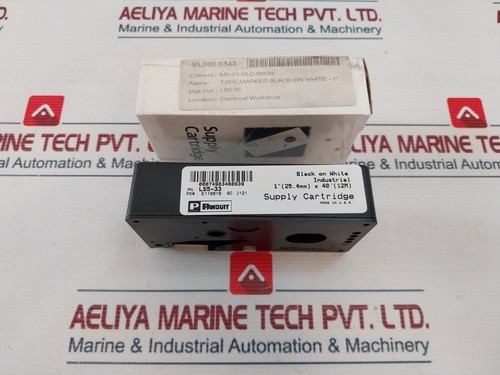 Panduit LS5-33 Black On White Label Supply Cartridge 00074983460939 | eBay