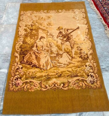 4x6 Antique French Tapestry Medieval Narrow Home Décor Tapestry/Wall ...