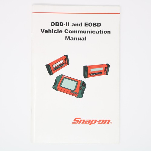 Snap-On OBD-II And EOBD Vehicle Communication Manual 2003 | eBay