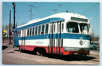 POSTCARD Septa 2269 Trolley Philadelphia's Bicentennial Colors ...