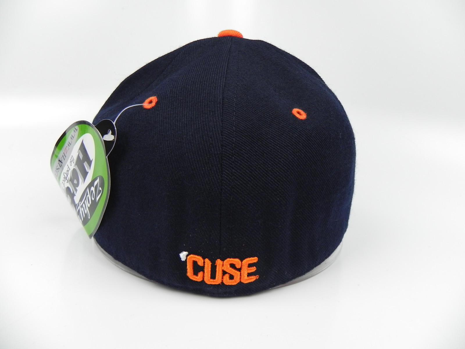 SYRACUSE THE 'CUSE ORANGE NAVY NCAA VINTAGE FITTED SIZED ZEPHYR DH CAP ...