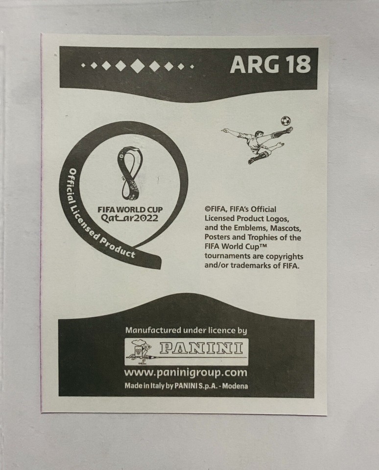 2022 Panini FIFA World Cup Sticker NICOLAS GONZALEZ (ARG 18) Purple ...